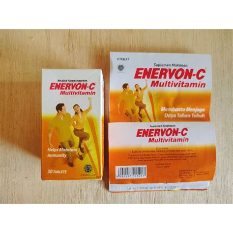 Jual Enervon C Kapsul Multivitamin Shopee Indonesia