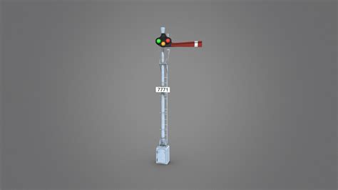 Railway Semaphore Signals Buy Royalty Free 3d Model By Rescue3d