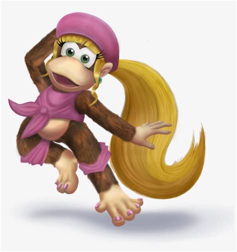Kib X Dixie Kong Dixie Kong Diddy Kong Transparent Png X Free Download On