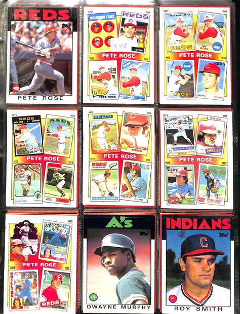 Lot Detail Lot Of 5 Complete Baseball Card Sets W 1987 Topps 1988 Topps 1986 Topps 1986