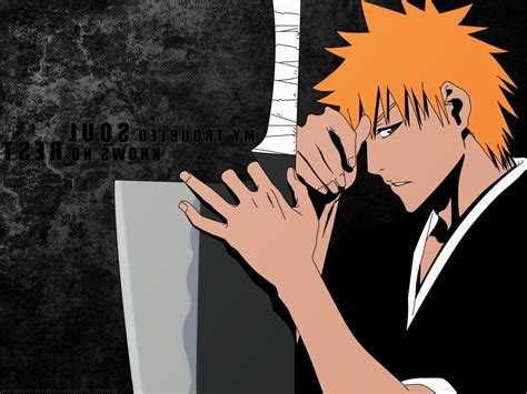 Bleach Ichigo With Zanpakuto Wallpapers Wallpaper Cave