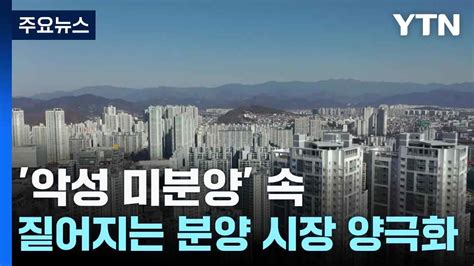 악성 미분양 속 짙어지는 분양 시장 양극화 Ytn Youtube