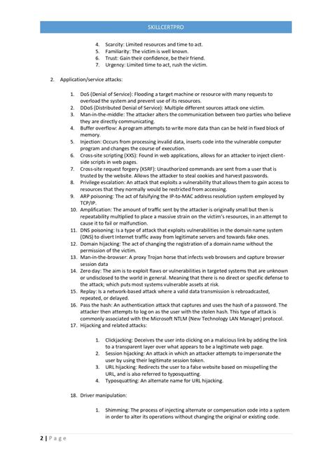 CompTIA Security Plus Master Cheat Sheet PDF