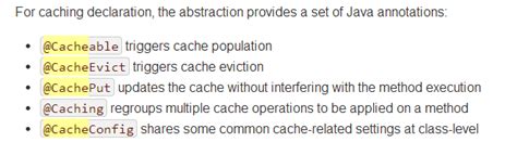 Java后台框架篇 Spring之缓存 Csdn博客