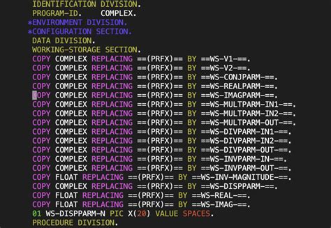 Peeter Joots Blog The Evil Of Cobol Everything Is In Global Variables
