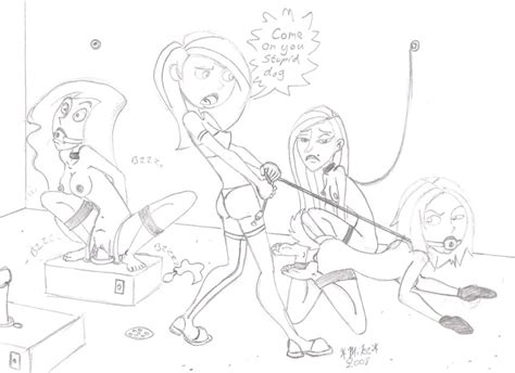 Rule 34 2008 Arms Behind Back Bondage Bonnie Rockwaller Breasts Camille Leon Collar Darkstar