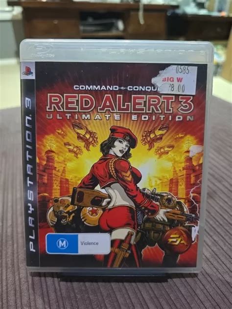 REPLACEMENT CASE COMMAND Conquer Red Alert 3 Ultimate Edition PS3