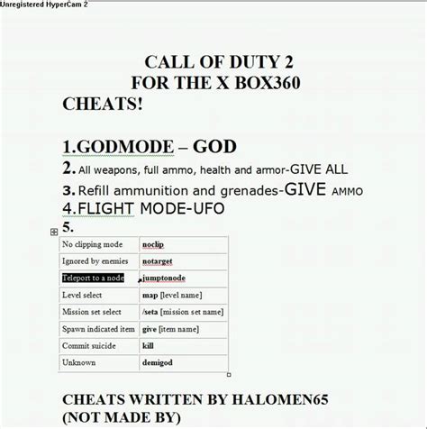 Call Of Duty Modern Warfare 2 Cheats Codes Rilopm