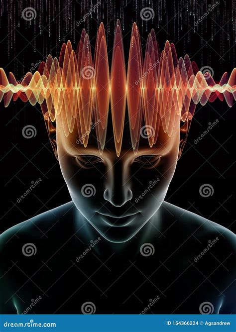 Computing Human Mind Stock Illustration Illustration Of Form
