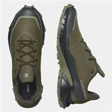 Salomon Alphacross 5 Gtx Ανδρικά Παπούτσια για Trail Χακί L47310300