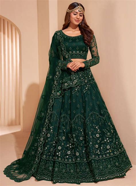 Bridal Heritage Colour Splash Alizeh Net Wholesale Lehenga Choli
