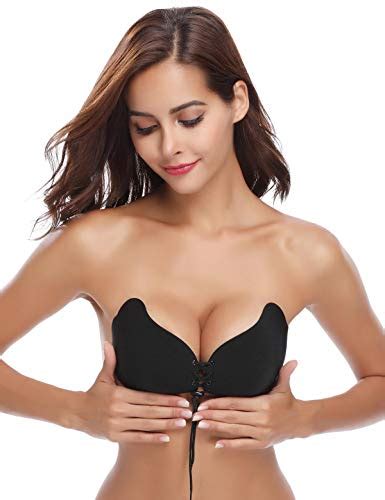 Abollria Reggiseno Invisibile Bra Push Up Adesivo In Silicone Reggiseno