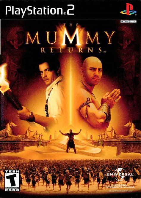 The Mummy Returns 2001 Playstation 2 Box Cover Art Mobygames