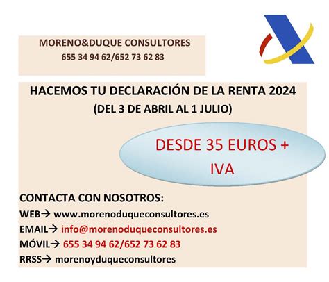 Declaración de la Renta 2023 – Moreno&Duque Consultores