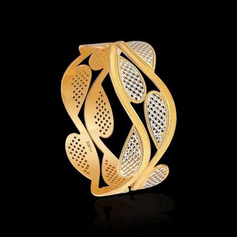 Au Finja Rhodium Bangles At Rs 100000piece In Jaipur Id 18168566188