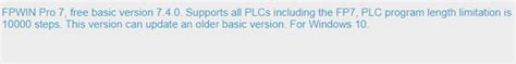 Gain Free Access To Panasonics Fpwin Pro 7