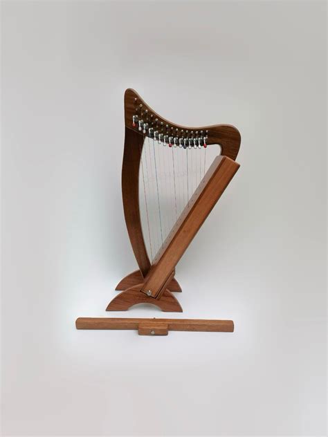 15 String Lap Harp Musical Instrument Made With Beech Wood Comes With