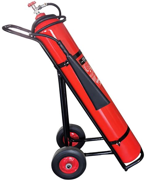 50kg Wheel CO2 Trolley Fire Extinguisher Carbon Steel Fire Extinguisher And Trolley Fire