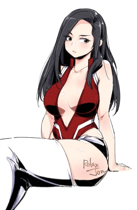 Rule 34 Big Breasts Bodysuit Cleavage Hero Outfit Mha Momo