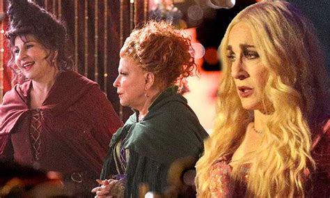 Sarah Jessica Parker Bette Midler And Kathy Najimy Keep Working On Set