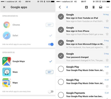 Gmail For Ios Updated With New Browser Preference Multiple Message And