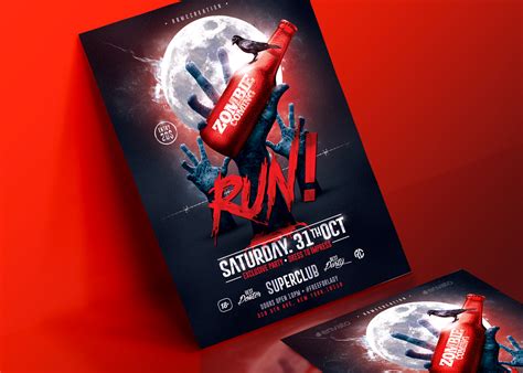 Halloween Party Psd Flyer Template On Behance