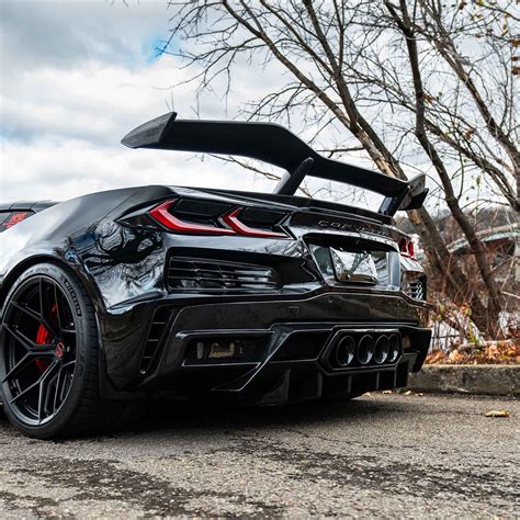 Rsc Z07 Style Carbon Fiber Wing For Corvette C8 Z06 And E Ray Racing