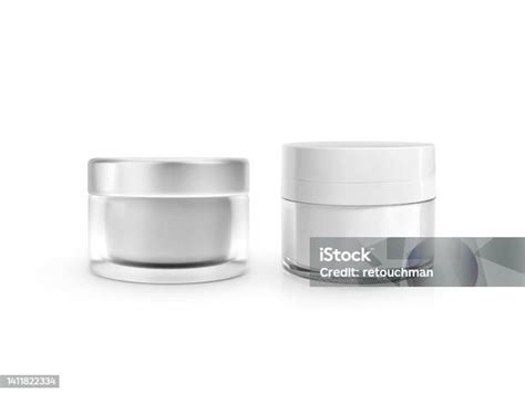 빈 포장 화장품 크림은 흰색 배경에 고립되어 제품 디자인을 준비 할 준비가되었습니다 3d 렌더링 메이크업 화장품에 대한 스톡 사진 및 기타 이미지 Istock