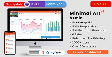 Minimal Art Responsive Bootstrap 5 Admin Dashboard And Webapp Templates Graphicfort