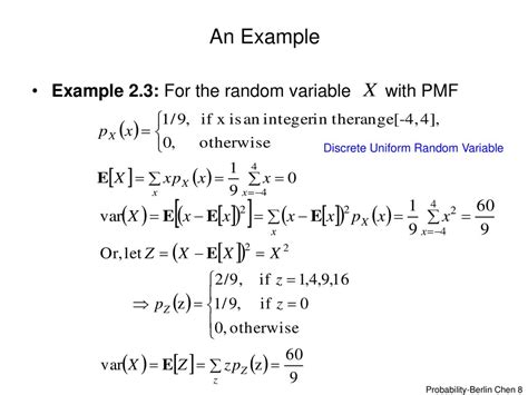 discrete random variables expectation mean and variance ppt download