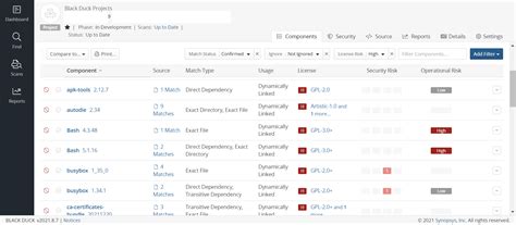 Blackduck Scan Shows License Risk In Kong 3rd Party Components Kong