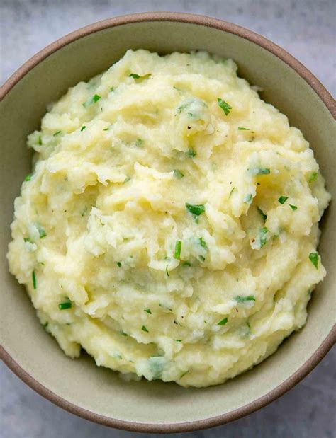Mashed Potatoes And Parsnips With Chives And Parsley Recipe