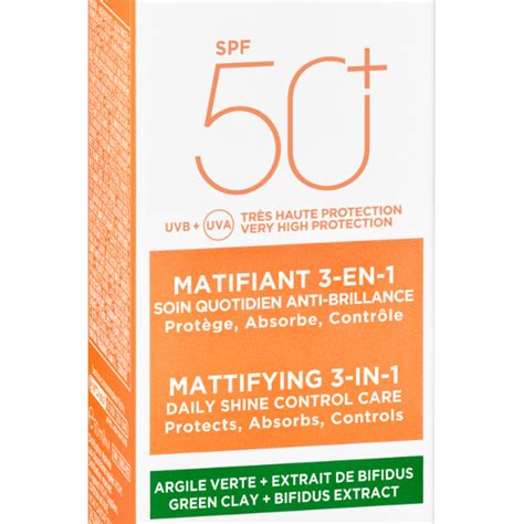 Vichy Capital Soleil Crème Solaire Matifiante 3en1 Spf50 Peau Mixte