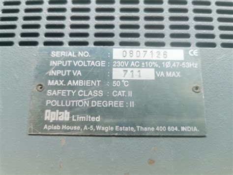 Used Aplab Ld3205 Regulated Dual Dc Power Supply Orbit Surplus