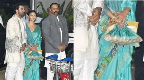 Alia Bhatt S Teal Blue Saree For Ram Temple Pran Pratishtha Ceremony Was Inspired By Ramayana