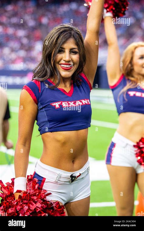 Houston Texans Cheerleader During The Nfl Football Game Between The