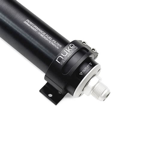 Nuke Performance Fuel Filter Slim 10 And 100 Micron Ethanol Proof Fuel Filter