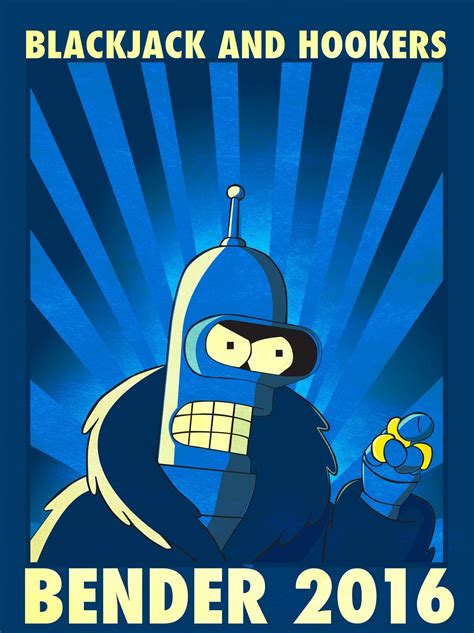 Blackjack And Hookers Art By Katharine Haber Futurama