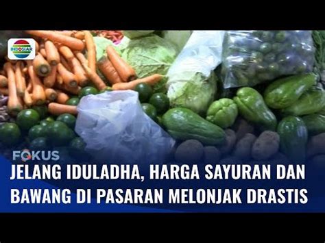 Jelang Iduladha Harga Bawang Dan Sayur Melonjak Drastis Fokus YouTube