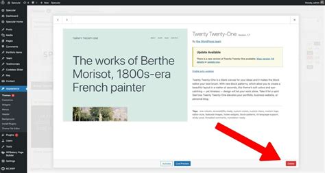 How To Delete Themes In Wordpress Why You Should Codeless