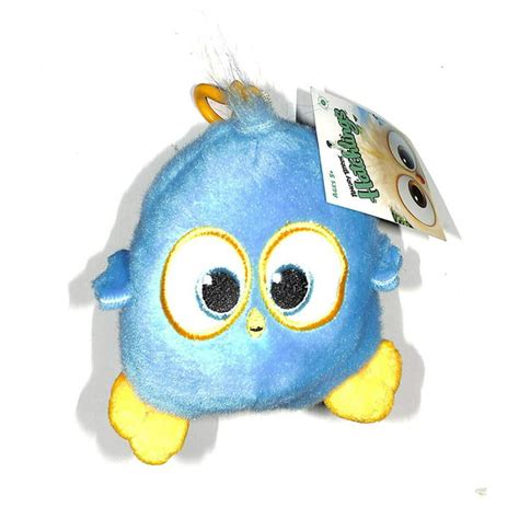 Rovio Angry Birds Hatchlings Blue 4 Inch Plush Clip On