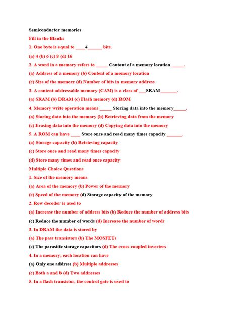 semiconductor memories pdf random access memory computer data storage