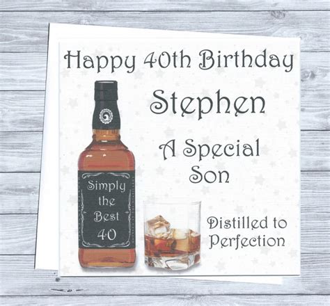 Personalised Birthday Cardwhiskyjdany Age18th21st30th40th50th