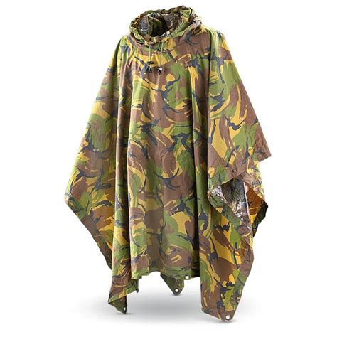 Used Dutch Military Poncho Camo 175380 Camo Jackets At Sportsmans