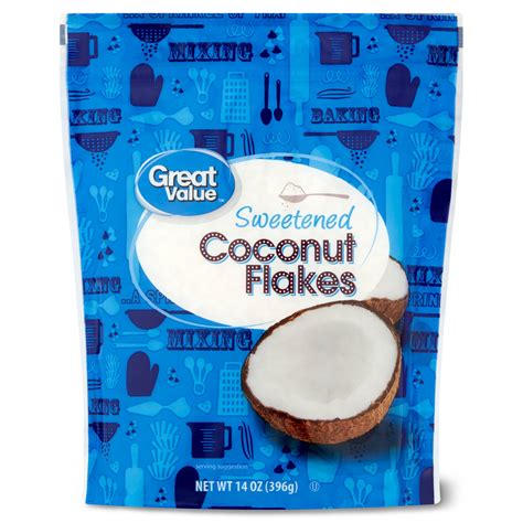 Great Value Sweetened Coconut Flakes | Fig App