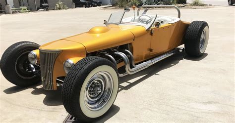 1927 Ford T Bucket Hot Rod Is A Bowtie Powered Gold Dream