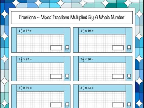 Year 6 Arithmetic Questions By Topic Teaching Resources