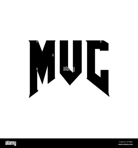Mvc Letter Logo Design For Technology Company Mvc Logo Design Black