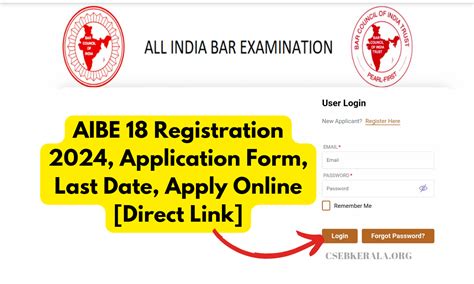 Aibe 18 Registration 2024 Application Form Exam Date Apply Online