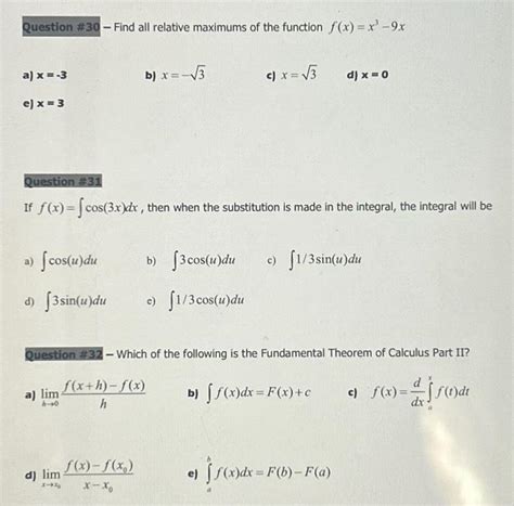 Solved Find All Relative Maximums Of The Function